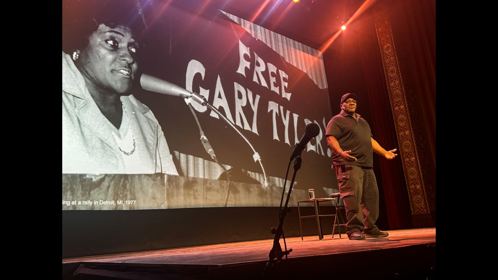 Frame-up victim and artist Gary Tyler speaks at the University of ...