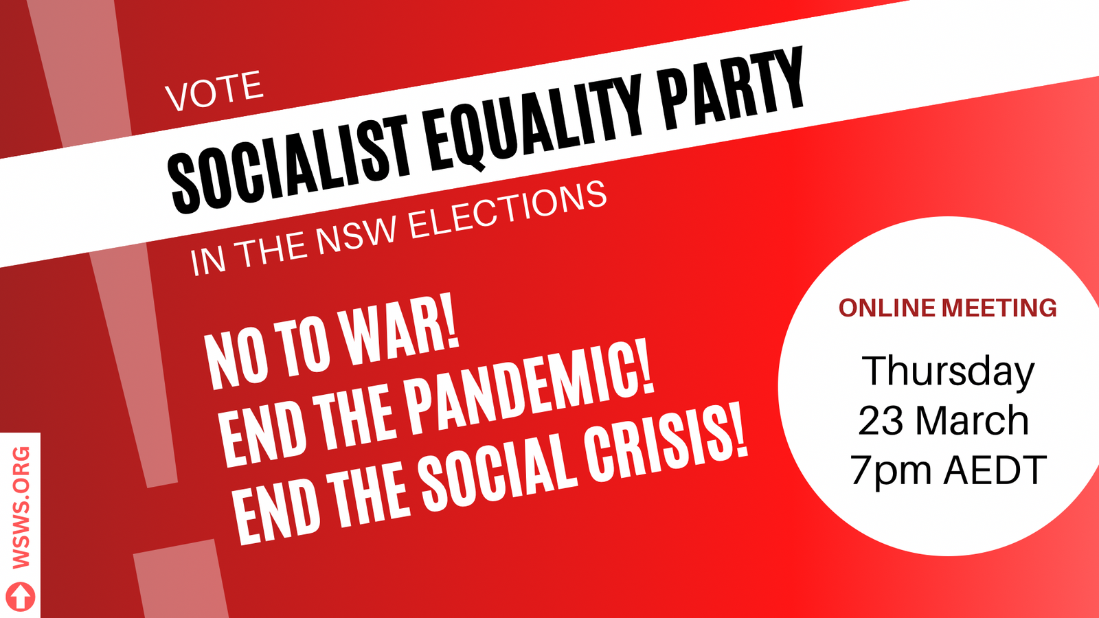 Public meeting: Support the Socialist Equality Party in the New South ...