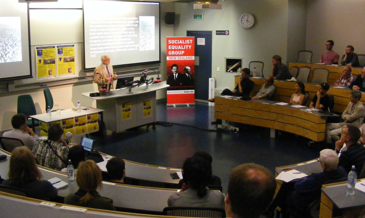 David North addresses New Zealand meeting celebrating 80 years of the ...