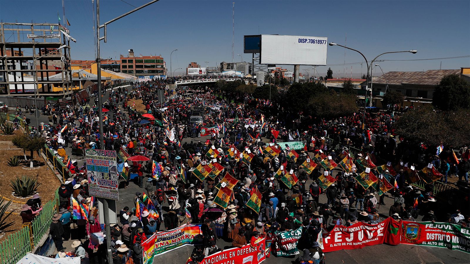 Widespread protests in Bolivia oppose postponement of elections - World ...