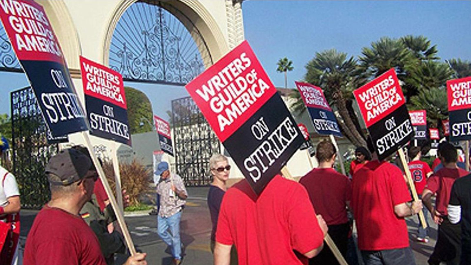 Writers Guild of America holds strike authorization vote - World ...