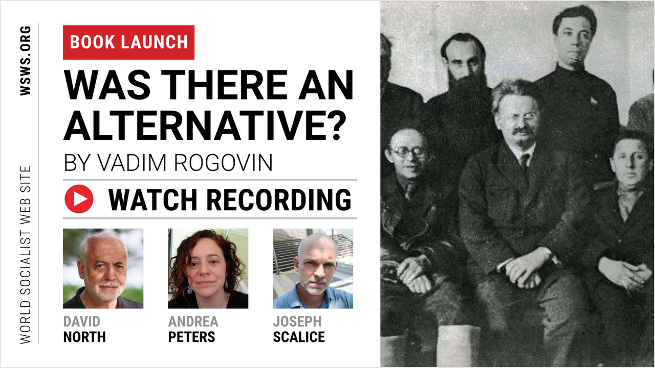 Book launch of Vadim Rogovin’s Was There an Alternative?