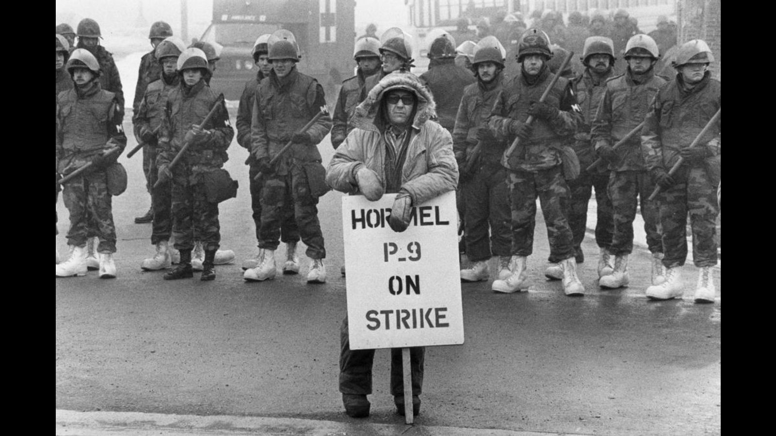 Hormel workers in Austin, Minnesota—site of bitter 1985-1986 strike ...