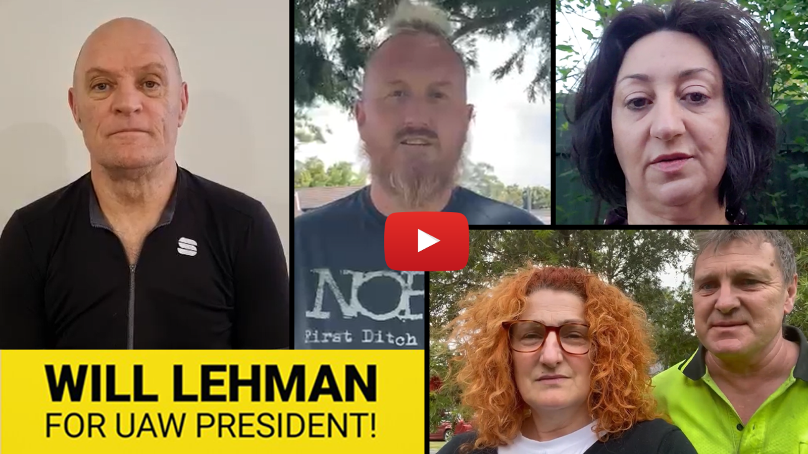 Australian workers send messages of support for the campaign of Will Lehman for UAW President ...