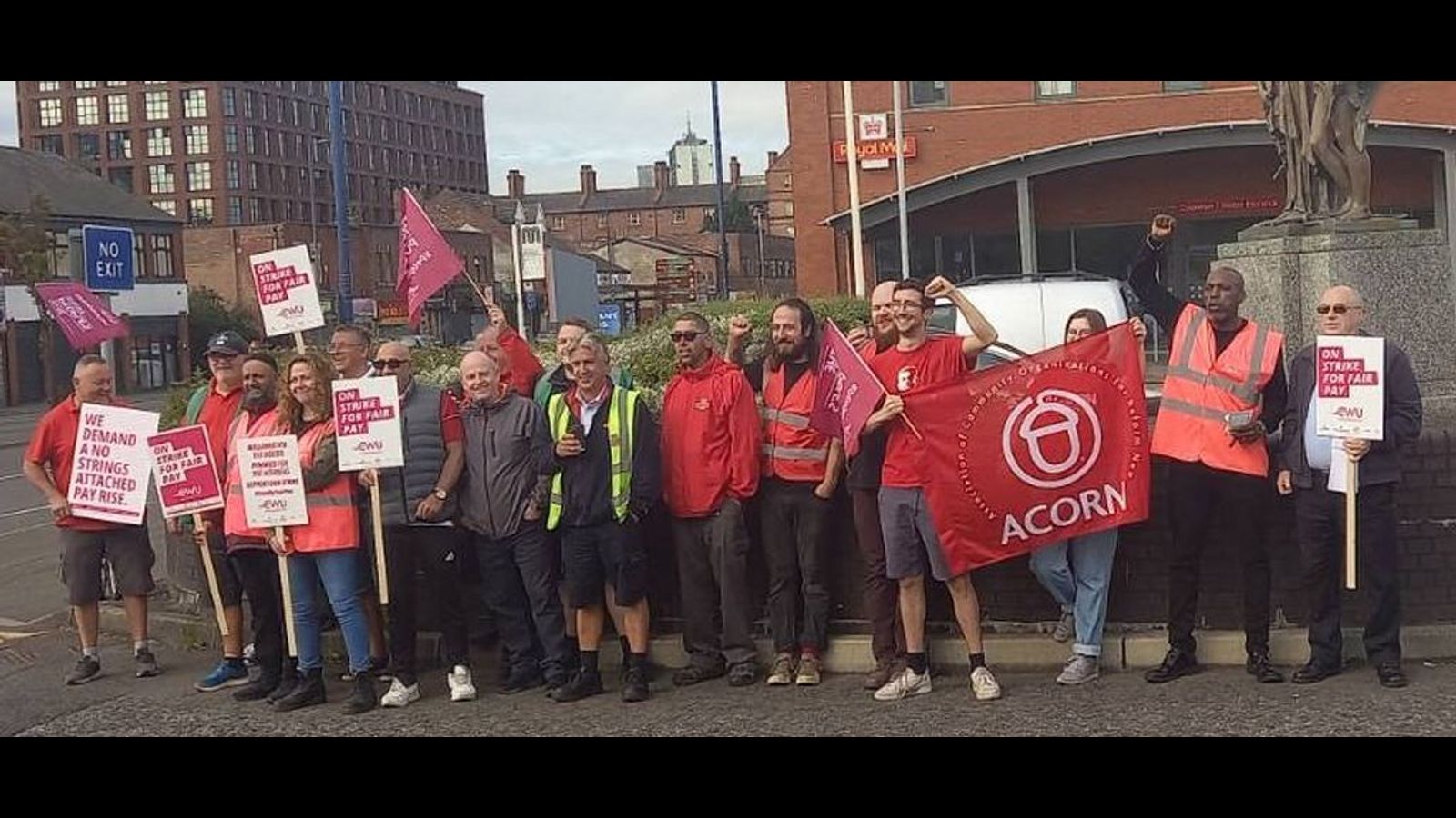 UK postal workers speak as national strike begins: London, Sheffield ...