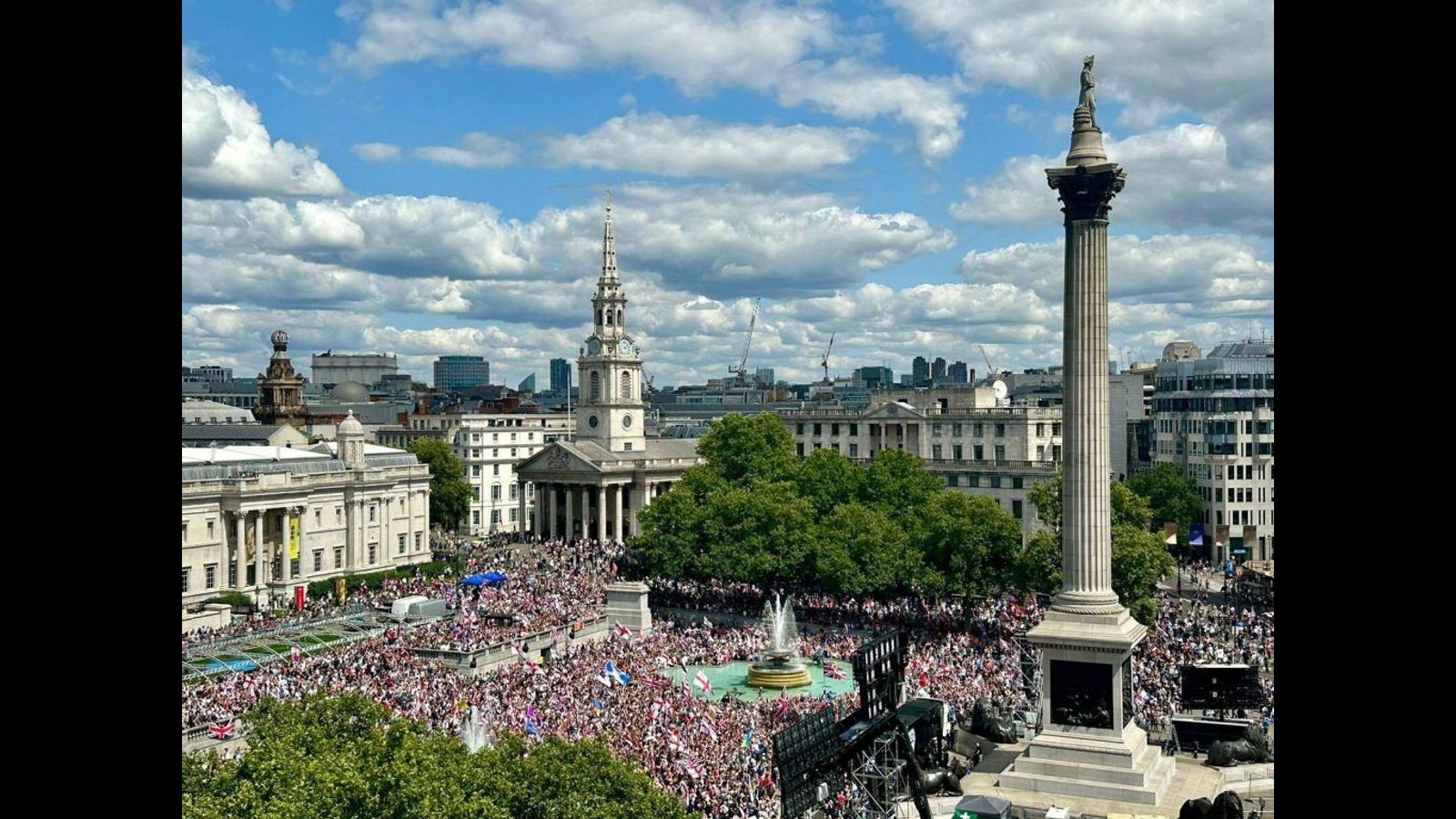 Tommy Robinson holds far-right rally in London weeks after UK election ...