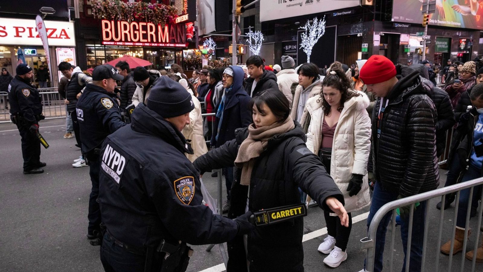 Mass police mobilization in cities around the world during New Year’s ...