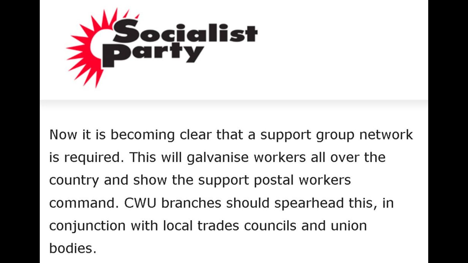 Socialist Party/Socialist Workers Party police mounting opposition to ...