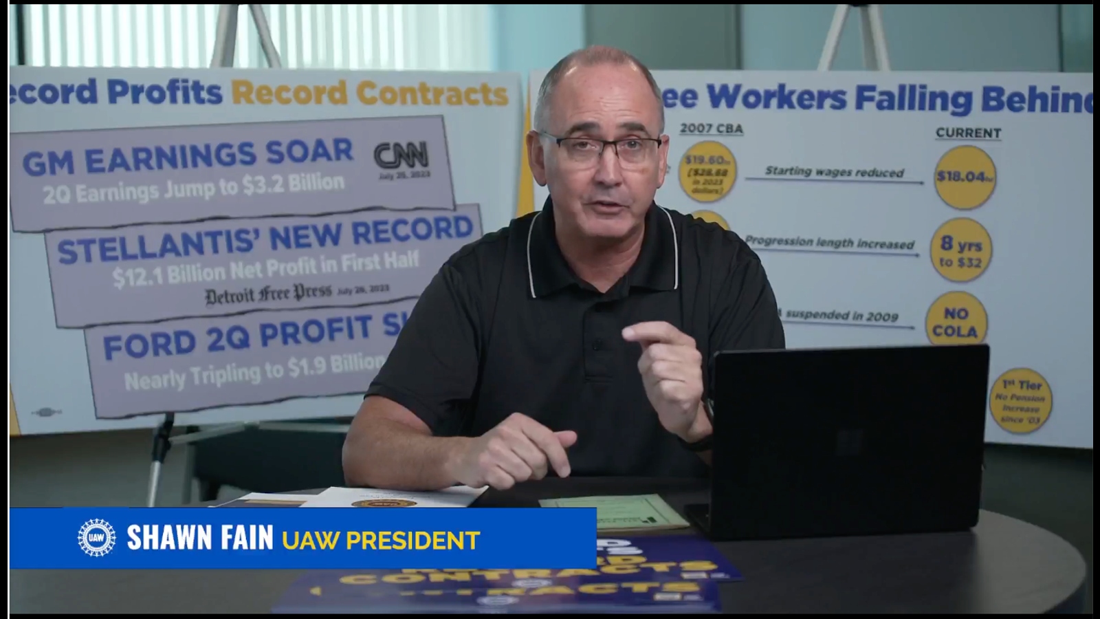 UAW president releases bogus “demands” while promoting Democratic Party ...