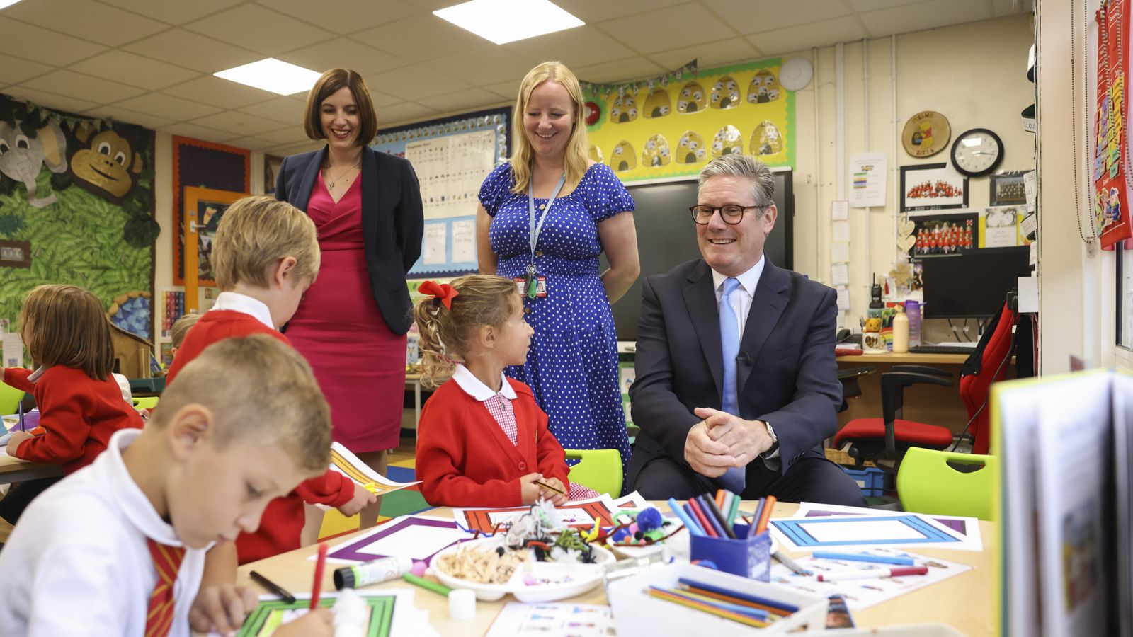 Large class sizes and “well below” average spending on early years ...