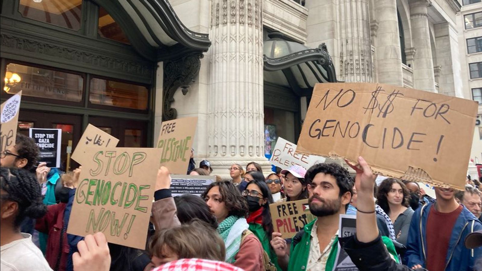 Protests against US-backed Gaza genocide continue in New York City ...
