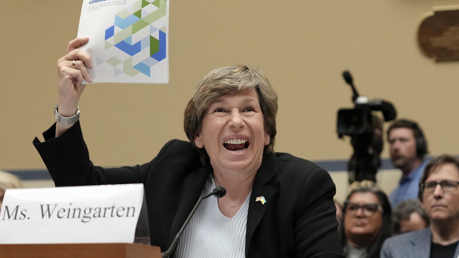 American Federation of Teachers president Randi Weingarten promotes ...