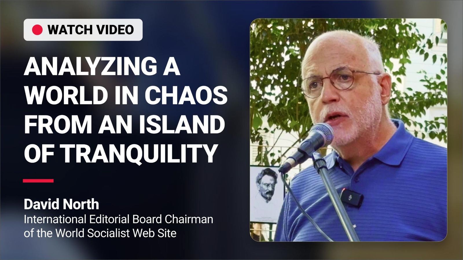 Analizando un mundo en caos desde una isla de tranquilidad - World ...