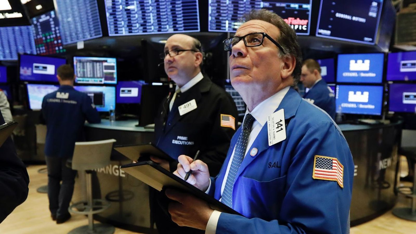 Stock market falls point to mounting problems in financial system ...