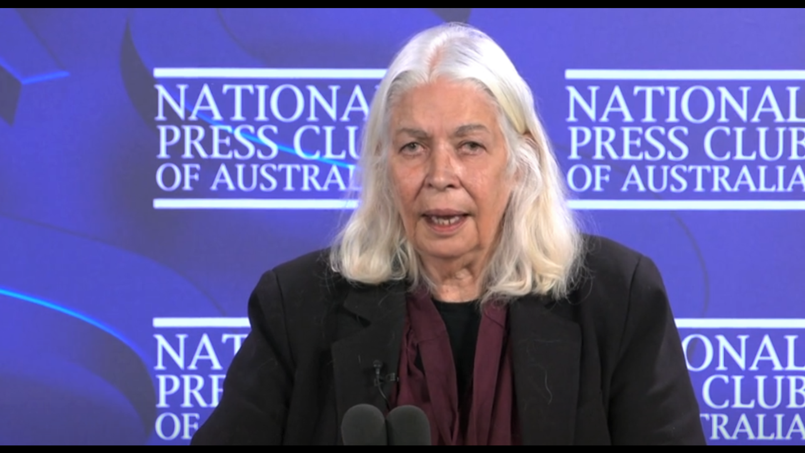 Australian Aboriginal professor Marcia Langton presents indigenous ...