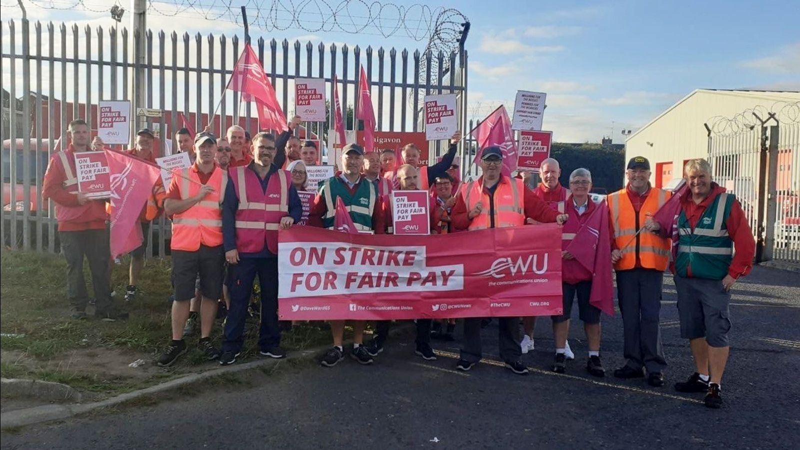 CWU blocks Royal Mail strike in Craigavon Northern Ireland: Reinstate ...