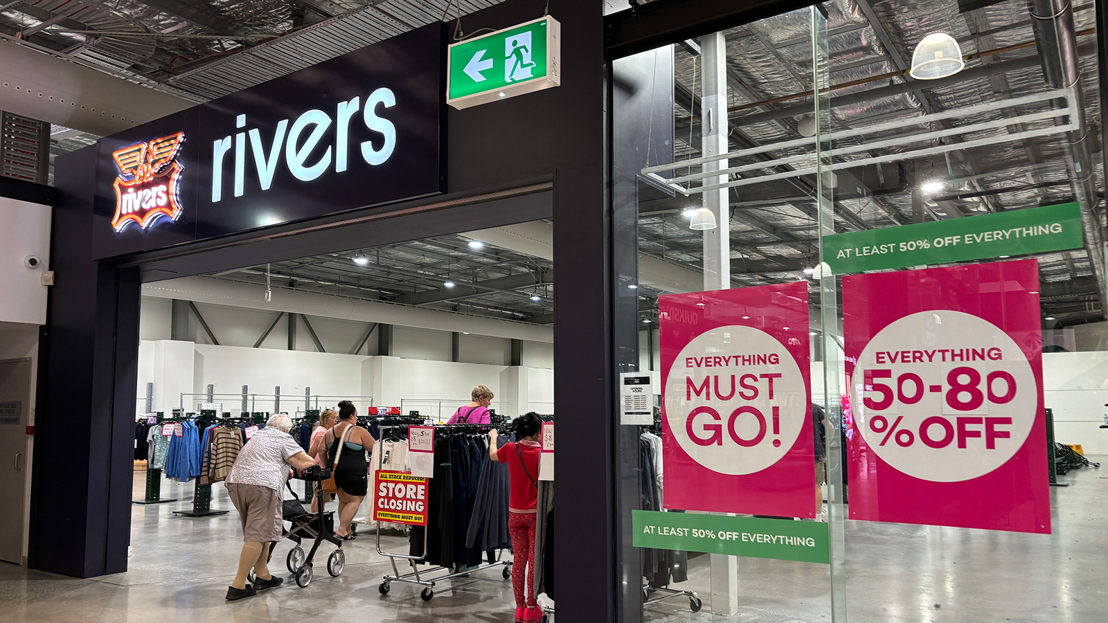 Closure of Australian retail chain Rivers points to a deepening ...