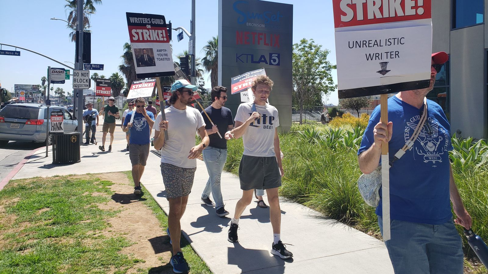 Tens of thousands of US film and television actors strike, joining ...