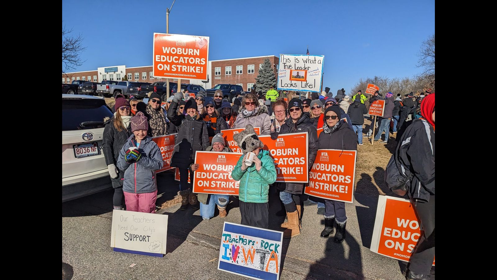 Woburn, Massachusetts teachers strike continues in face of injunction ...