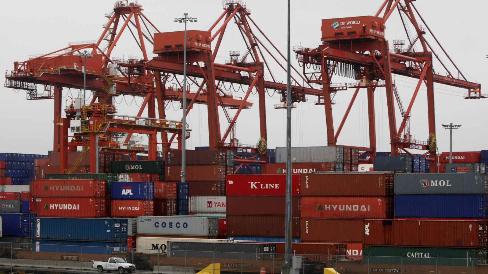 As Canadian dockworkers strike enters second week, container ships ...