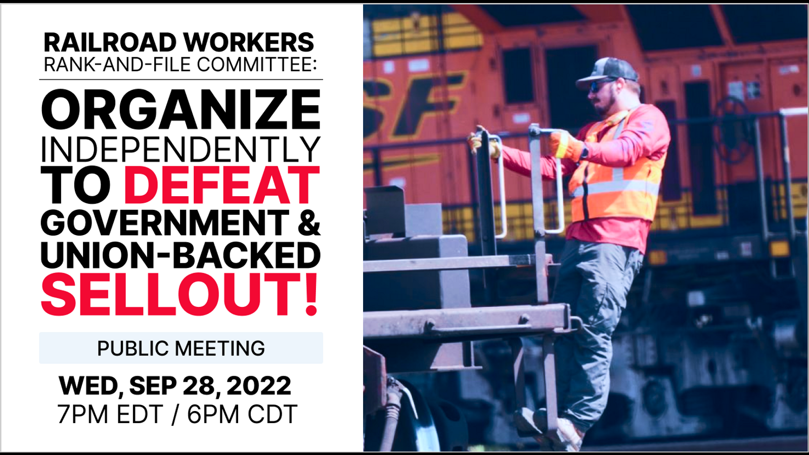 September 28 public meeting of the Railroad Workers Rank-and-File ...