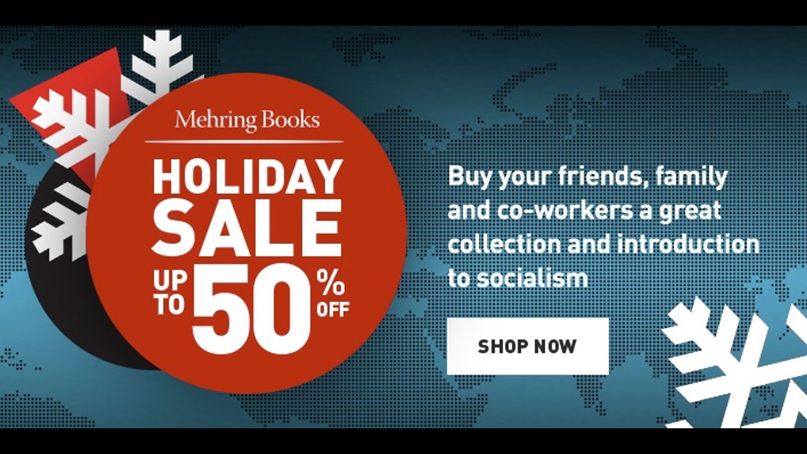 Mehring Books launches holiday sale - World Socialist Web Site