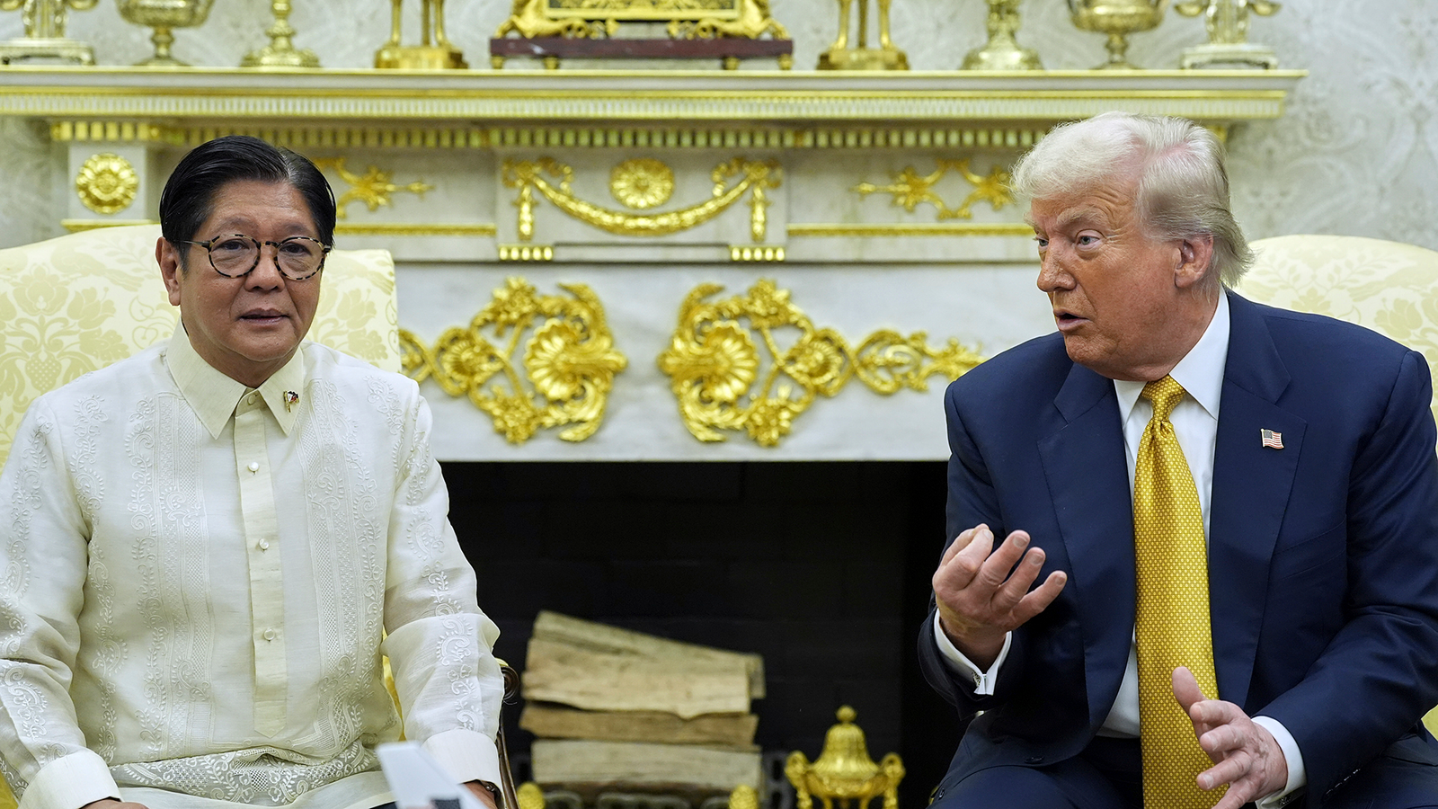 Philippine President Marcos meets with Trump in the White House - World ...