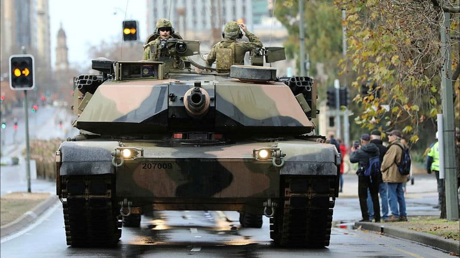 Why were tanks and soldiers paraded through the streets of Adelaide ...