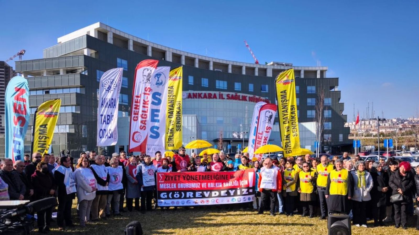 Tens of thousands of physicians and health workers in Turkey go on ...