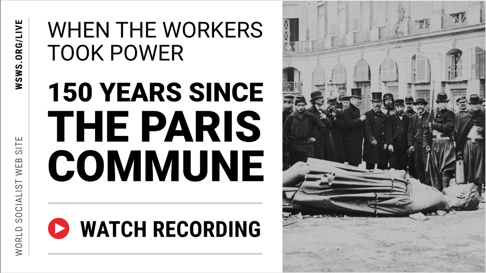 150 years since the Paris Commune - World Socialist Web Site