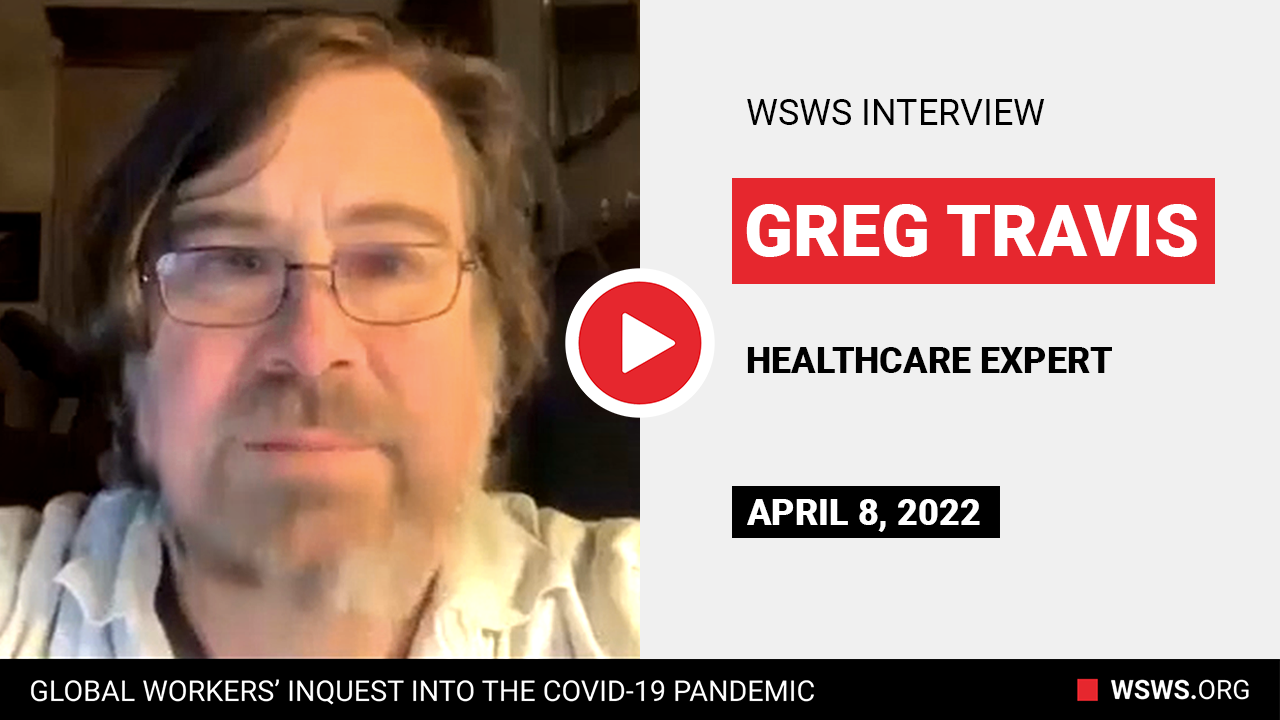 Health care expert Gregory Travis speaks on the impacts of COVID-19 on ...
